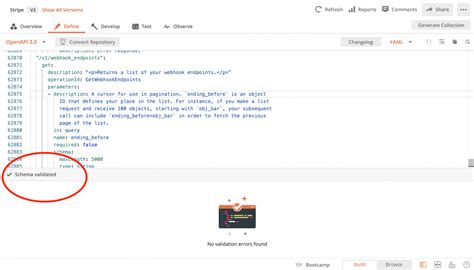 postman api builder validates openapi definitions in real time