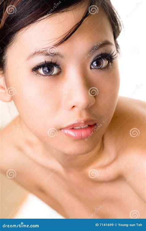 Beautiful Make Up Face Of Asian Woman Stock Image Image Of Lady