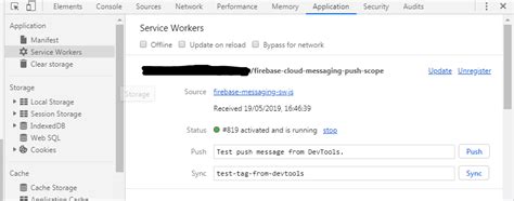 javascript firebase js gettoken does not return a