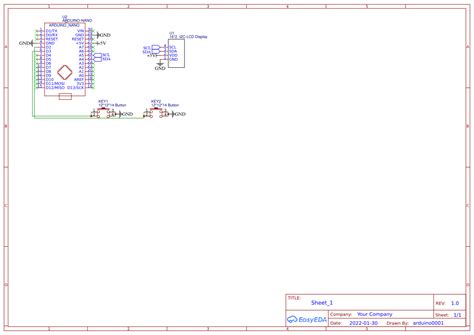 lcd i2c easyeda open source hardware lab