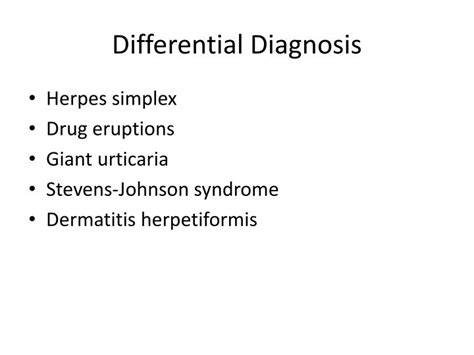 Ppt Erythema Multiforme Powerpoint Presentation Id 6770484