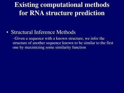 Ppt Basics Of Rna Structure And Modeling Powerpoint Presentation