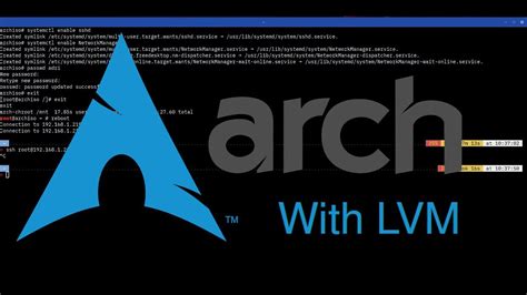 How To Install And Get Started With Arch Linux With Lvm Installation
