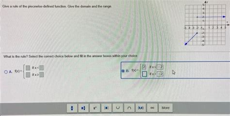 Solved Give A Rule Of The Piecewise Linear Function And