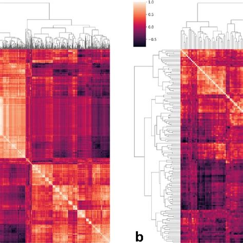Hierarchically Clustered Heatmap Of Feature Pairwise Correlation Before