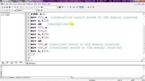 what is assembly language assembly language program division of two