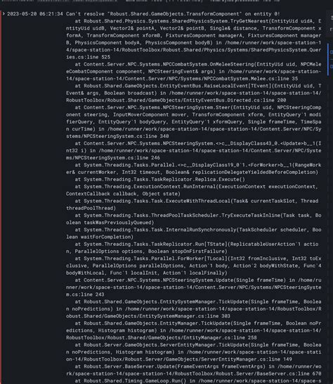 npc exception · issue 16641 · space wizards space station 14 · github