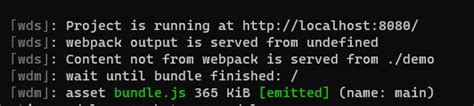 webpack output is served from undefined · issue 2745 · webpack webpack