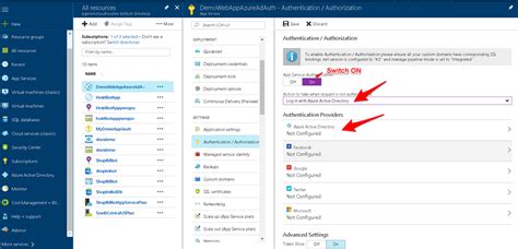 using azure active directory authentication in your web application
