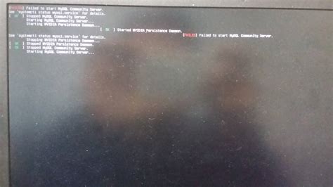 ubuntu 19 04 failed to boot failed to start mysql community server