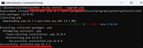 how to upgrade pip in windows its linux foss