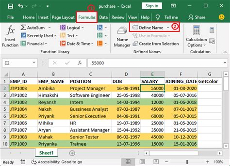 how to count colored cells in excel javatpoint