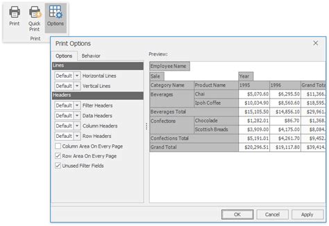 Printing Winforms Controls Devexpress Help Prints Printing