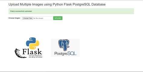 upload multiple images using python flask postgresql database tutorial101