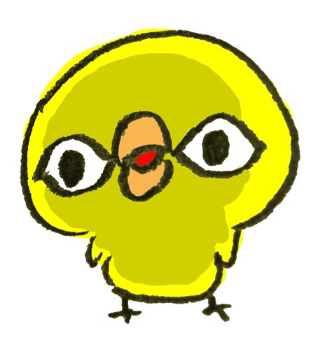 目を見開いてあぜんとするひよこのイラスト ゆるくてかわいい無料イラスト素材屋「ぴよたそ」