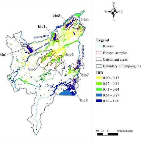 Spatial Pattern Of Biodiversity Conservation Values And Distribution Of