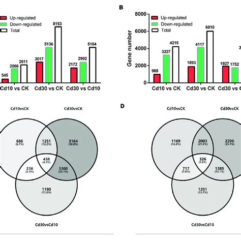 Summary Of Differentially Expressed Genes Numbers Of Differentially
