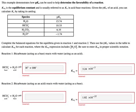 Solved This Example Demonstrates How Pka Can Be Used To Help