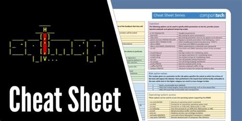 sqlmap cheat sheet commands for sql injection attacks pdf and