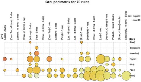 Visualization Of Extracted Association Rules—grouped Matrix Download