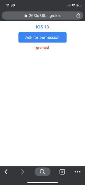devicemotion and deviceorientation in wkwebview ios 13 stack overflow