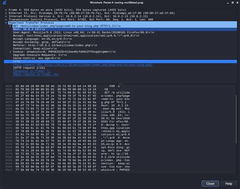 wireshark pyshark does not show r n r n in the header and