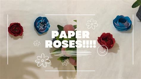 How To Make Realistic Easy Paper Roses Paper Flower Diy Jisoo Rose