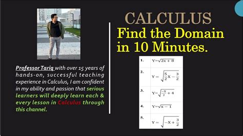 Find The Domain Of Square Root Function Solving Question How To