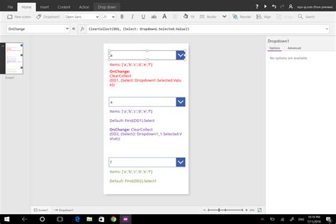 solved prepopulate a drop down based on a collection var power