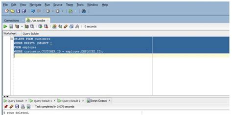 Oracle Exists How Exists Work In Oracle With Query Examples