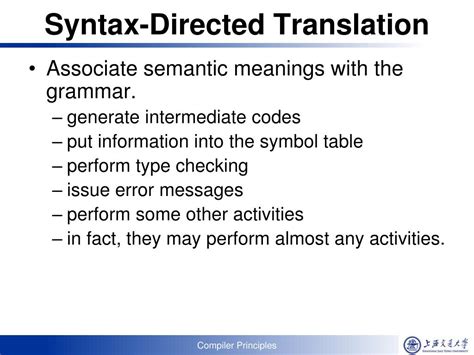 ppt syntax directed translation powerpoint presentation free