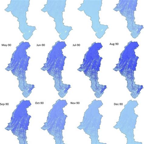 Temporal And Spatial Variation Of Runoff Coefficients For 1990