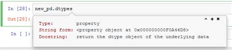 python what is the difference between pandas dtype vs dtypes stack