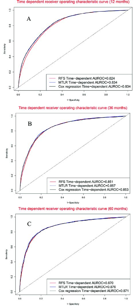 Time Dependent Receiver Operating Characteristic Curves In Validation