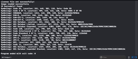 detect and extract barcodes macos swift console leadtools sdk