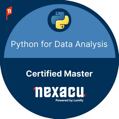 Certification Python For Data Analysis Credly