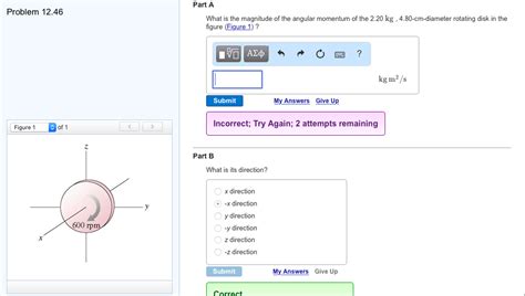 Solved What Is The Magnitude Of The Angular Momentum Of