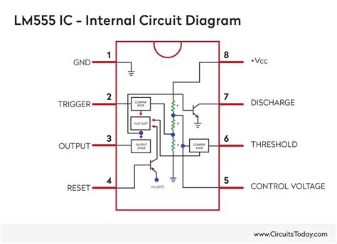 555 Timer Ic Pin Diagram