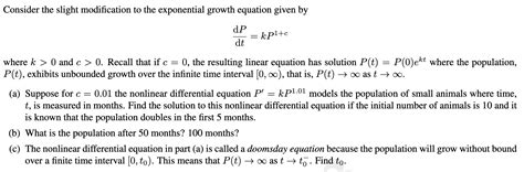 [solved] Consider The Slight Modification To The Exponenti