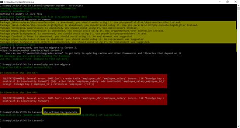 employee management system project in laravel with source code