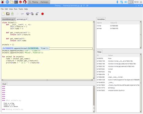 thonny on raspbian the new python ide for the raspberry