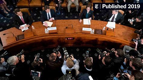 Key Moments From Sondland Cooper And Hale Testimony The New York Times
