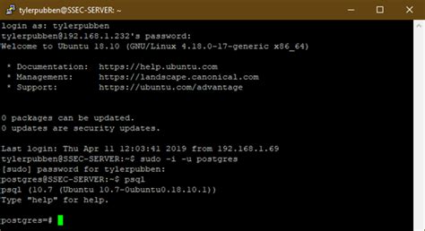 how to create database in postgresql with password