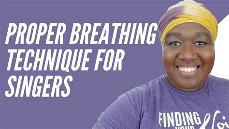 Proper Breathing Technique For Singers Breathing Exercise For Singers