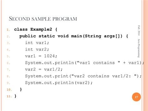 ppt lec 01 java fundamentals powerpoint presentation free