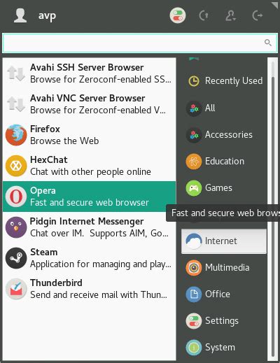 quickly install opera browser from terminal in manjaro