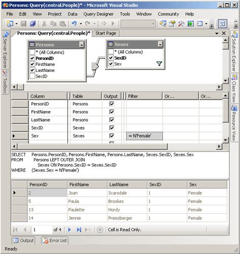 microsoft visual basic databases data joins