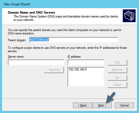 Install The Dhcp Server Role And Configure A Dhcp Scope On A Windows