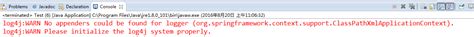 log4j警告 warn please initialize the log4j system properly 的