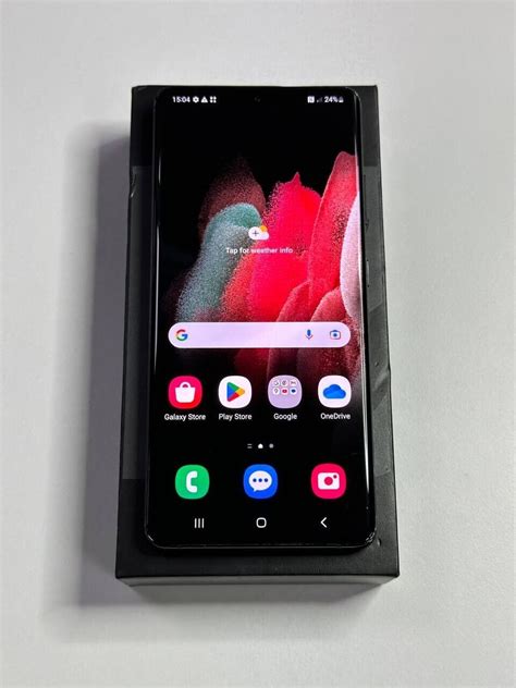 Samsung Galaxy S21 Ultra 128gb 5g Sm G998b Black Good Condition
